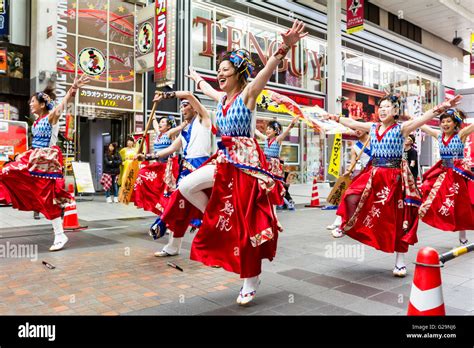 Japan Kumamoto Hinokuni Yosakoi Dance Festival Team Of Japanese