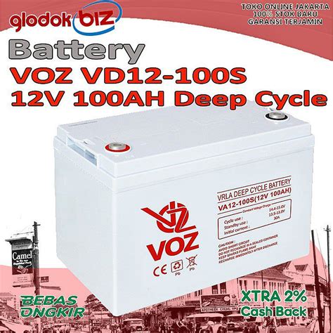 Baterai Aki Kering Baterai Voz Baterai Voz V Ah Deep Cycle Baterai Ups Voz Vd