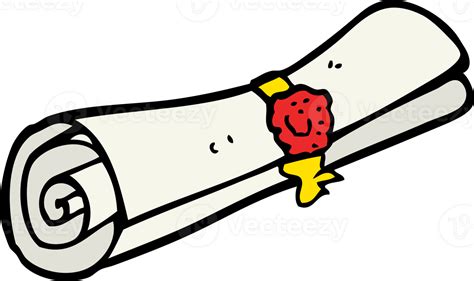 Cartoon Scroll Drawing 46994355 Png