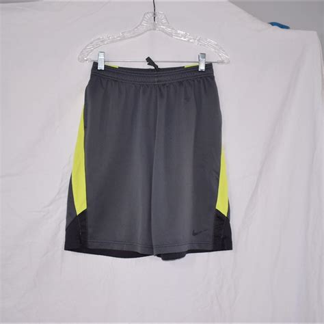 Grey Nike Basketball Shorts Youth L Fits Mens S Depop