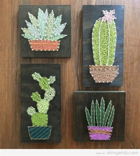 Top 10 Cactus String Art Diy String Art Diystring Art Diy String