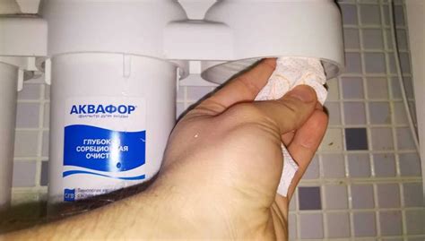 Инструкция по замене фильтра Аквафор: шаг за шагом с делайте правильно