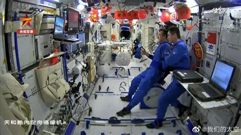 燈籠春聯和餃子中國太空人首次在太空跨年年味十足 新冠疫情專頁
