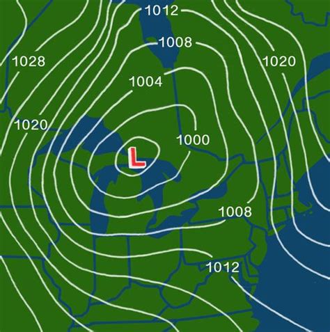 Isobars Can Be Used To Help Visualize High Pressure H And Low