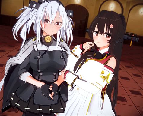 北越 ゆきと On Twitter Rt Gurigurisub 【いもうととおねえさま】 艦これ武蔵と大和さんペア。おっきい。