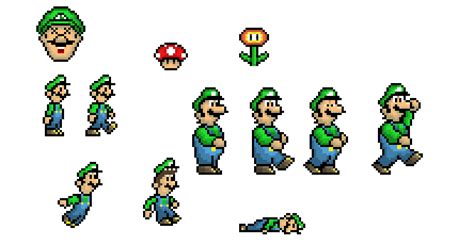 Super Mario Bros Alt Luigi Sprite Pixel Art Maker My Xxx Hot Girl
