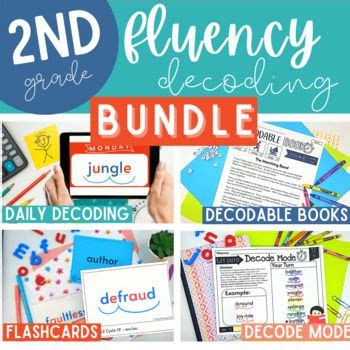 2nd Grade Fluency Decoding Bundle for SOR Reading Centers | EL Skills Block | Reading ...