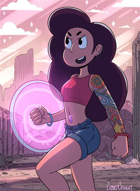 Adult Stevonnie With Adult Connies Tattoos By Cubedcoconut Steven Universe Know Your Meme