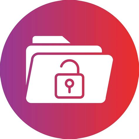 Folder Unlocked Icon Style 13079650 Vector Art At Vecteezy