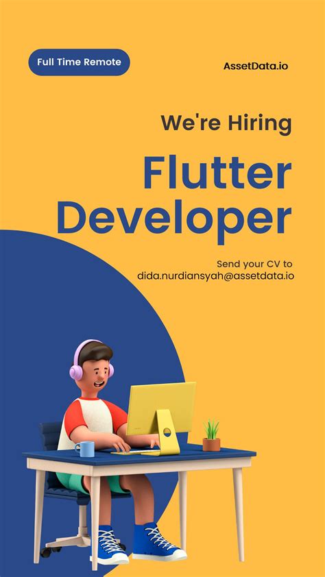Remotework Flutterdeveloper Flutter Jobhiring Hiringdevelopers Hiring Dida Nurdiansyah