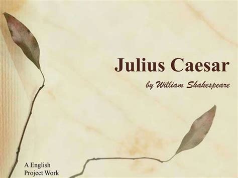 Julius Caesar Ppt Ppt