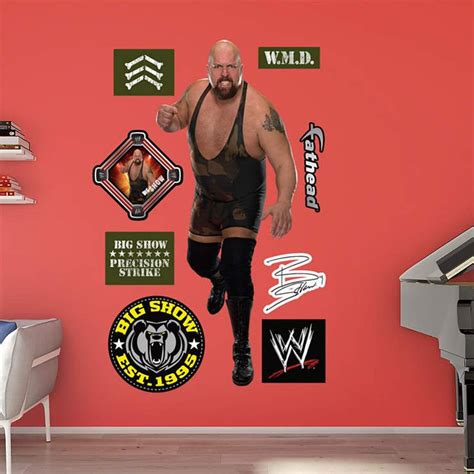 Big Show Fathead Wall Decal Big Show Wwe Logo Fathead