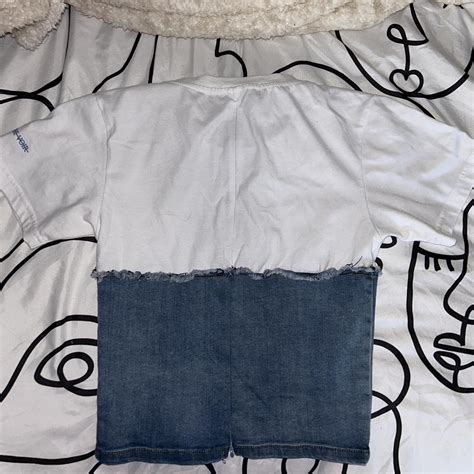 Manière De Voir Denim Corset Size 8 Never Worn Depop