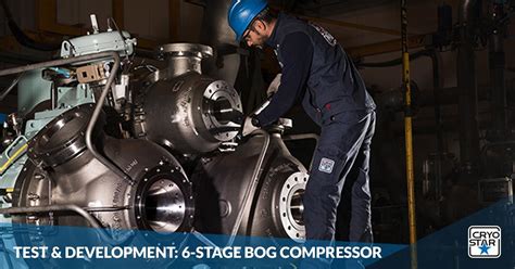 Cryostar Has Developed And Successfully Tested A New Type Of 6 Stage Bog Compressor For