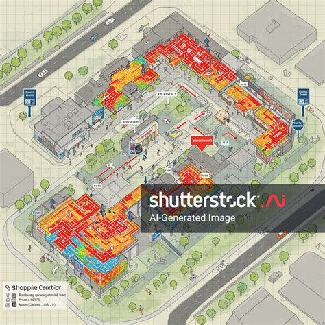 Shopping Centre Heatmap Ai Generated Image 2587586473 Shutterstock