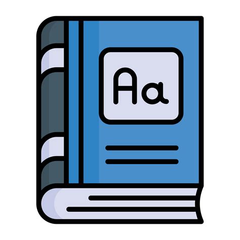 Dictionary Book Vector Design In Modern Style Premium Icon 20966839