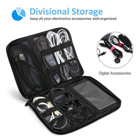 Travel Gadget Organizer Tech Bag Travel Cases For Tech Accessories