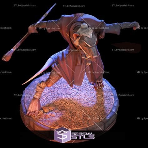 Splinter 3d Model Action Pose Specialstl