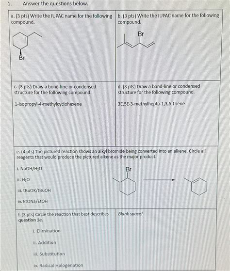 solved answer the questions below a 3 ﻿pts ﻿write the
