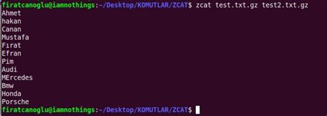 Örneklerle Linuxta Zcat Komutu Nasıl Kullanılır Linux Data Linux