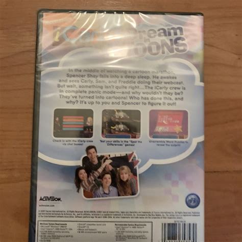 Nickelodeon Icarly Idream In Toons Pc Computer Video Game Cd Rom
