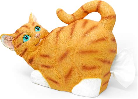 Ouuonno Cat Butt Tissue Box Coverfits For Square Tissue