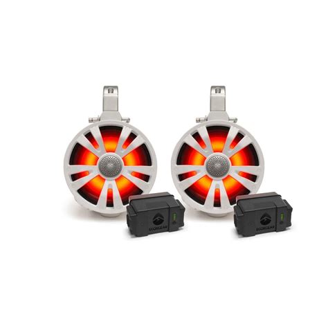 Ecoxgear Extremetower 8 Amplified Bluetooth Tower Speakers Dual Batteries West Marine