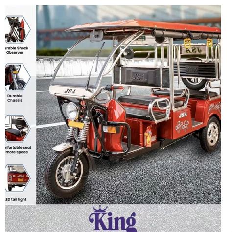 Jsa Red King E Rickshaw At ₹ 120000 Jsa E Rickshaw And Loader In Kanpur Id 2853209626588