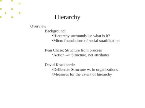 ppt hierarchy overview background hierarchy surrounds us what is it
