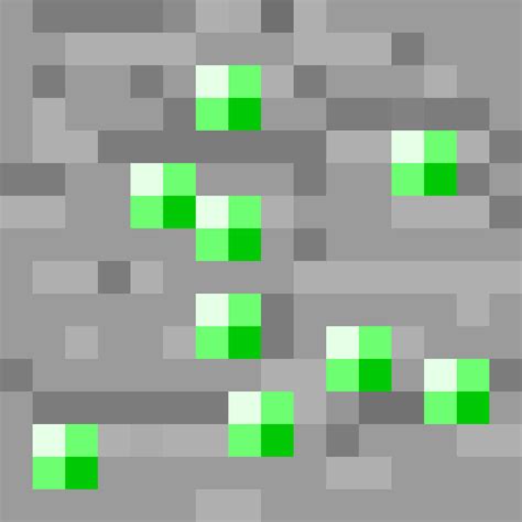Minecraft Emerald Ore Texture