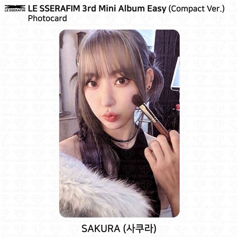 Le Sserafim 3rd Mini Album Easy Photocard Postcard Album Photobook