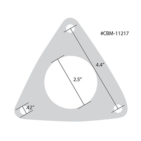Cbm Motorsports™ Custom Gm Ecotec Steel Exhaust Flange