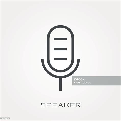 線圖示揚聲器向量圖形及更多互聯網圖片 互聯網 俄羅斯 器材 Istock