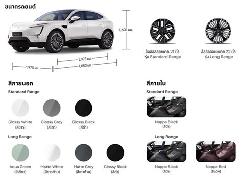 ราคาอย่างเป็นทางการ เทียบสเป็ค Avatr 11 2 099 000 2 299 000 บาท แบตเตอรี่ 116 79 Kwh