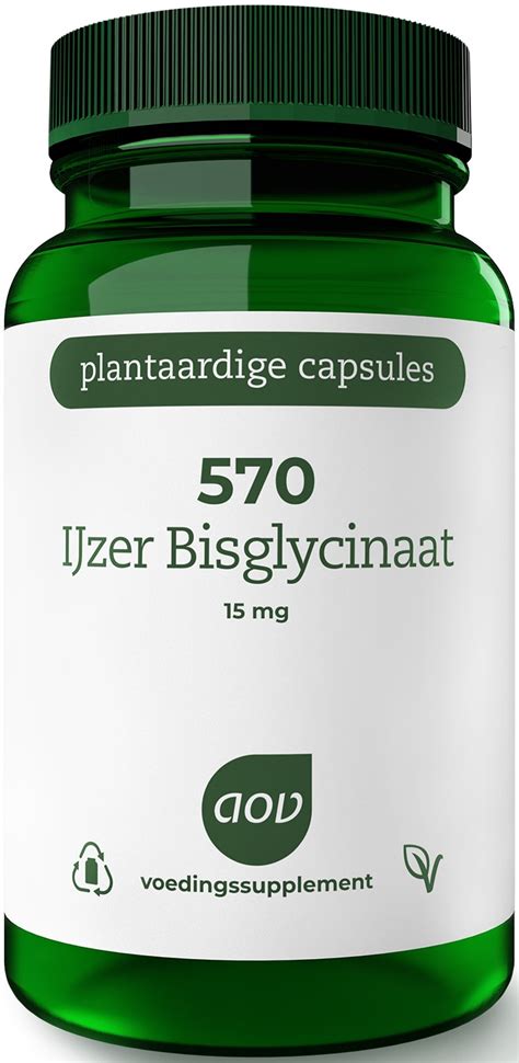 IJzer Bisglycinaat Mg Capsules AOV Nova Vitae