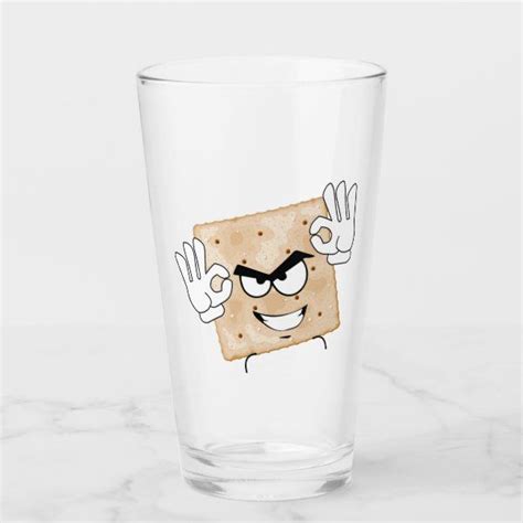 Salty Cracker Glass Beer Glasses Glass Custom Holiday Card