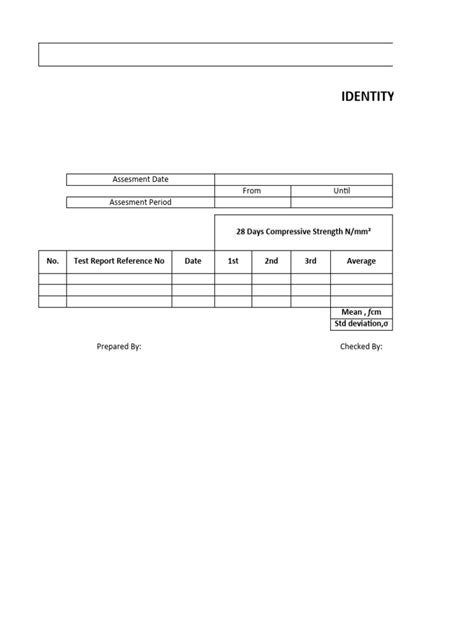 Identity Testing Pdf