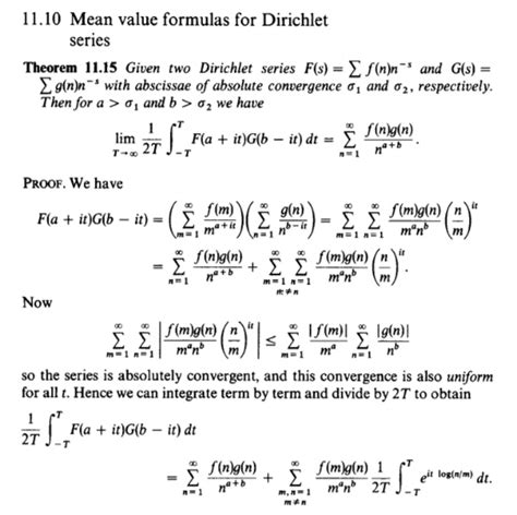 Doubt In Proving Uniform Convergence Of A Dirichlet Series In Analytic
