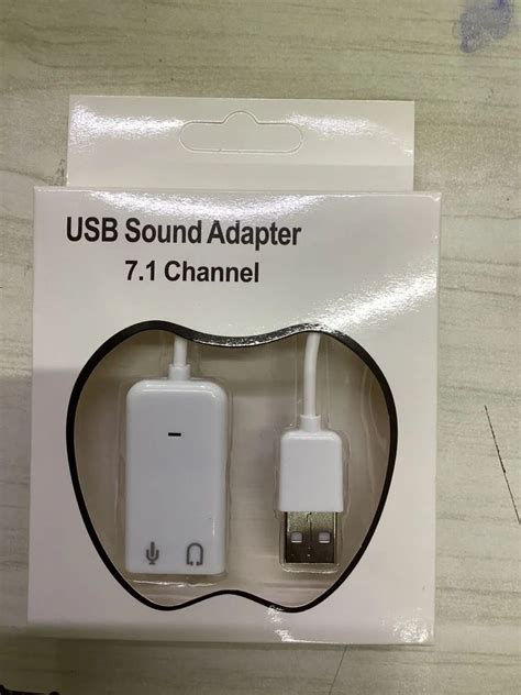 White And Black Usb Sound Adapter At Piece In New Delhi ID