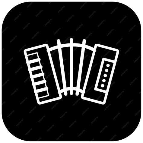 Premium Vector Accordion Vector Illustration