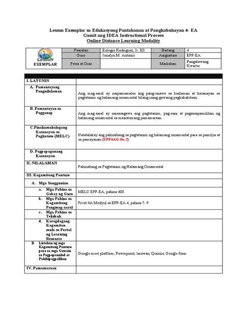 Epp Exemplar Pdf