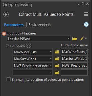 Extract Multi Values To Points Arcpy Script Fails Esri Community