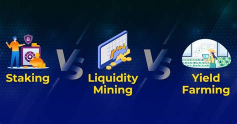 Staking Vs Liquidity Mining Vs Yield Farming An Unbiased Comparison