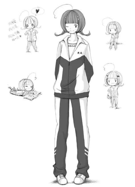 动漫服装 动漫里常见的各种校服绘画参考图文