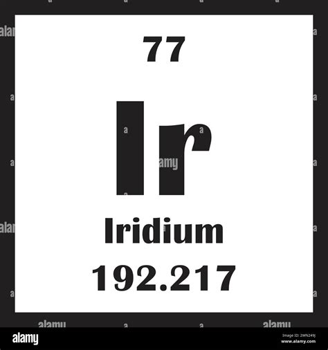 The Iridium Stock Vector Images Alamy