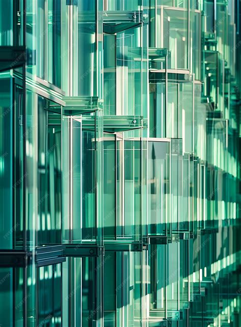Premium Photo The Fusion Of Fashionable Glass Architecture And The