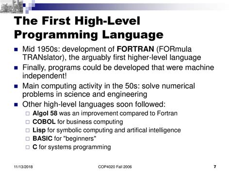 cop4020 programming languages ppt download