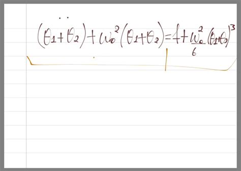 Solvedthe Equation Of Motion Of A Simple Pendulum Subjected To