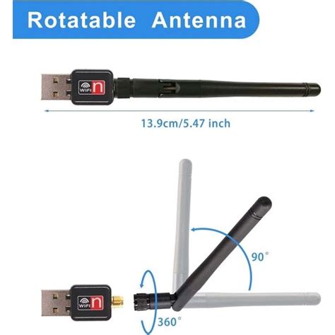 Адаптер USB WiFi Wireless Adapter 802.11n/g/b 600Mbps