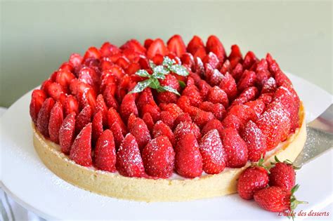 L allée des desserts La Tarte aux fraises